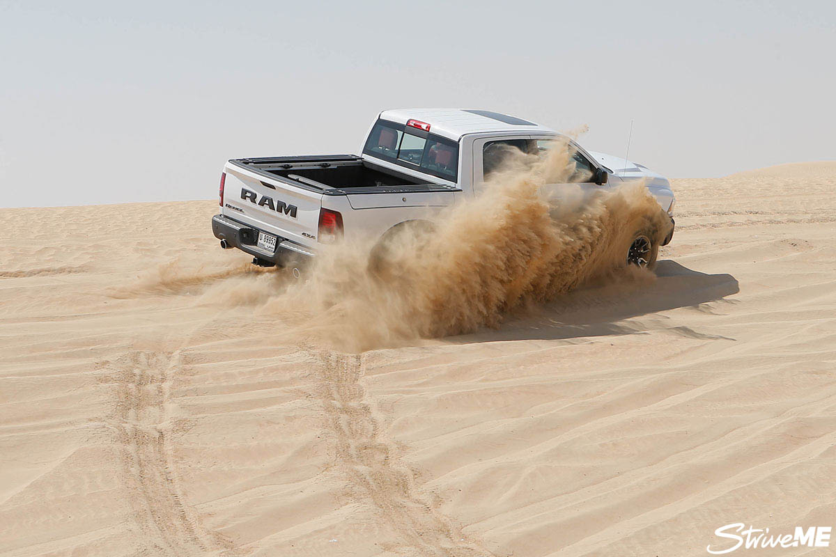 StriveME - تجربة قيادة صحراوية مميزة مع رام 1500 ريبل 2018